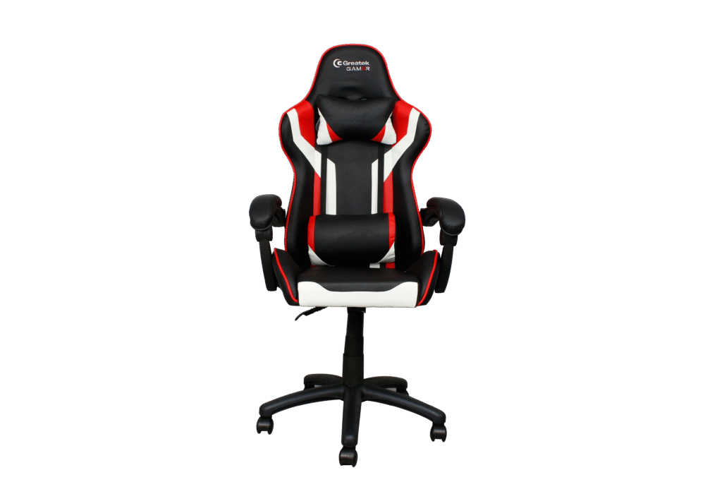 Cadeira Gamer Greatek Vermelha e Branca – Greatek