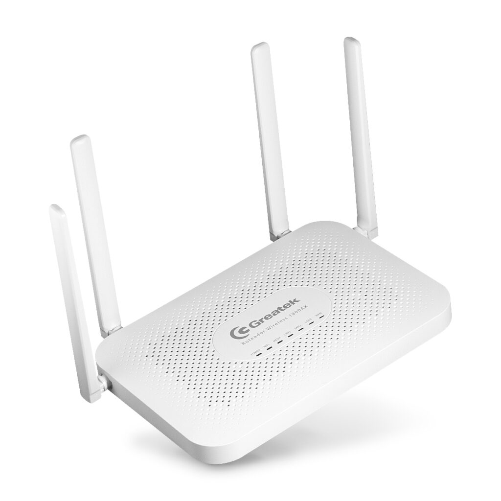 Roteador 1800Mbps Gigabit Wi-Fi 6 – Greatek