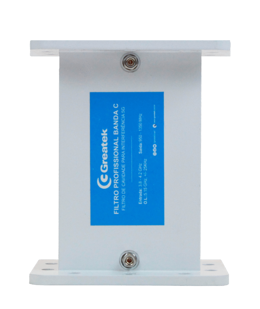 Filtro Profissional contra interferência 5G [3.700 – 4.200 MHz] – Greatek